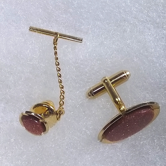 Anson Mens | Accessories | Anson Mens 2set Sunstone Gold Tie Tack Pin ...